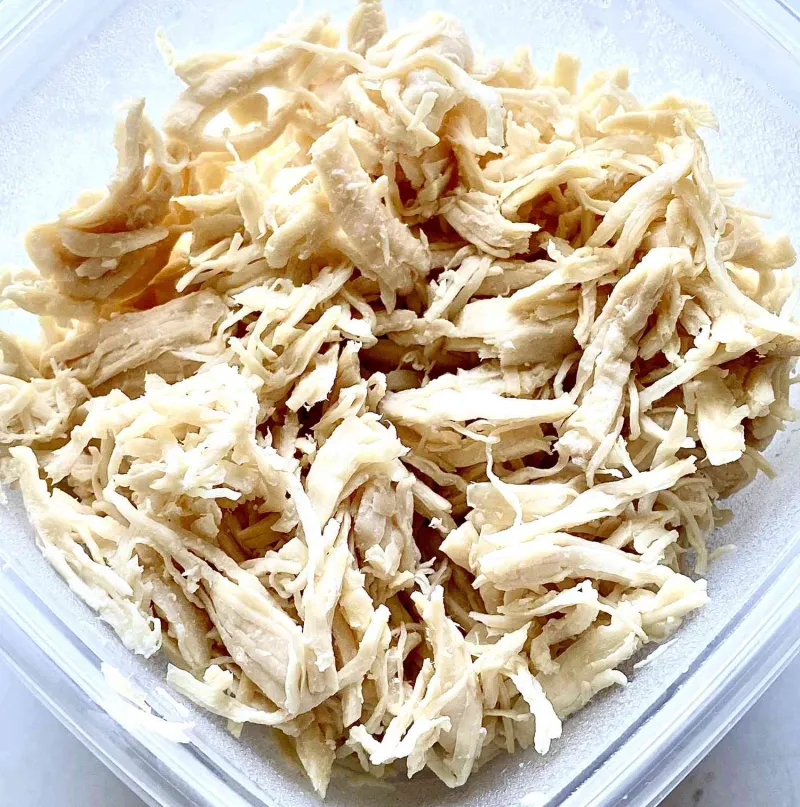 Receta de Pollo desmenuzado fácil