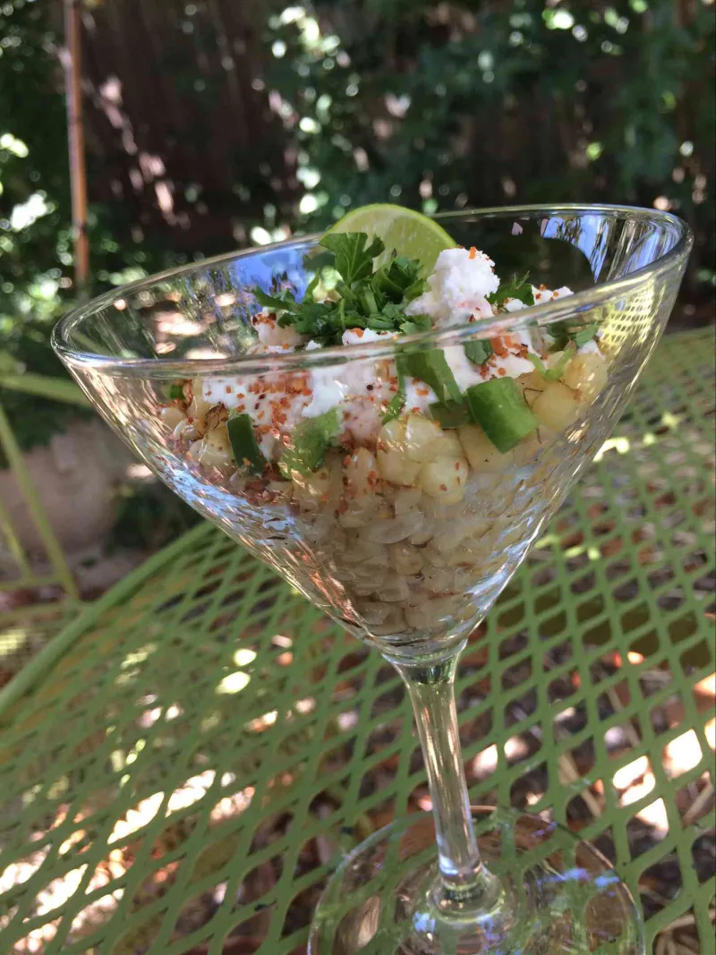 Receta de Esquites (ensalada mexicana de elotes)