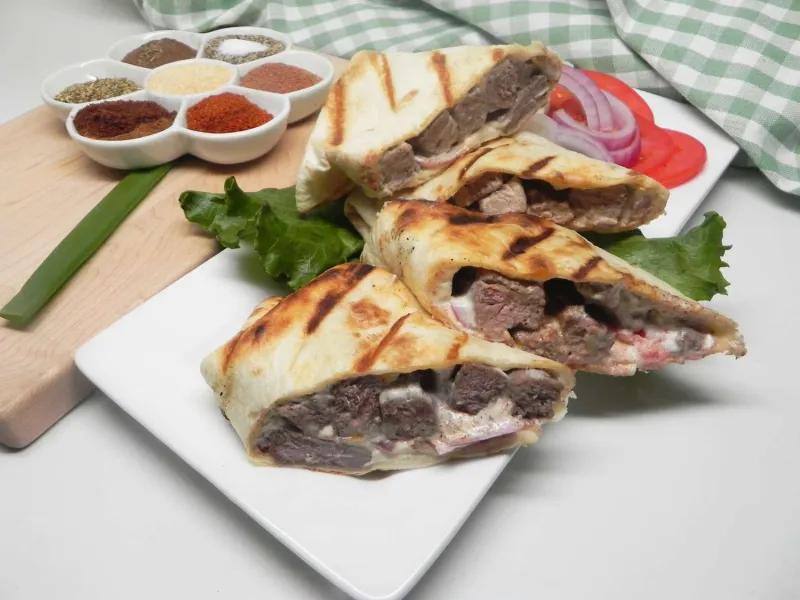 Receta de Shawarma de carne fácil