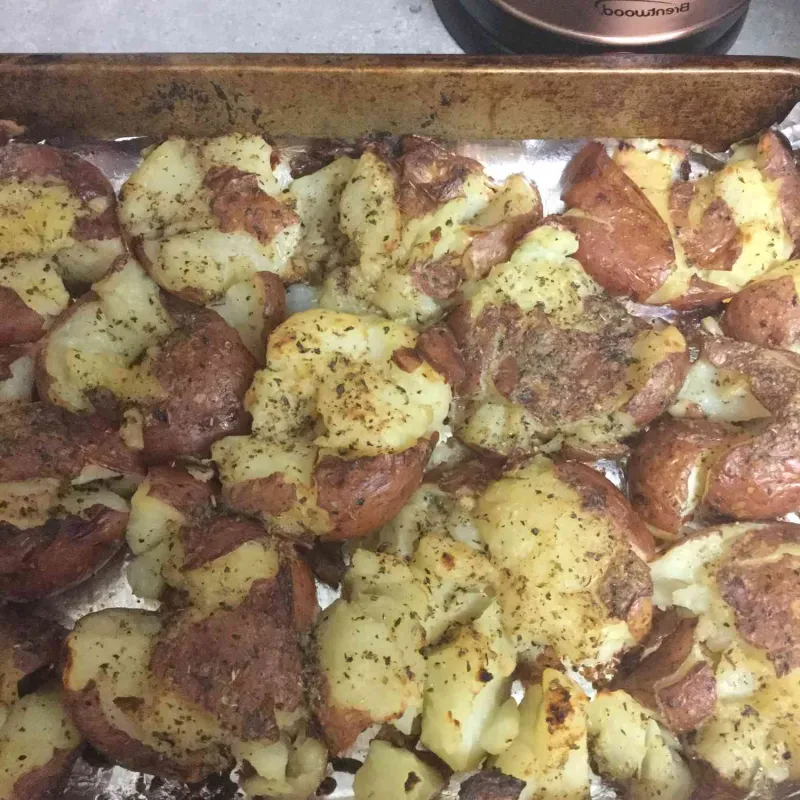 Receta de Papas Asadas Crujientes Con Chipotle