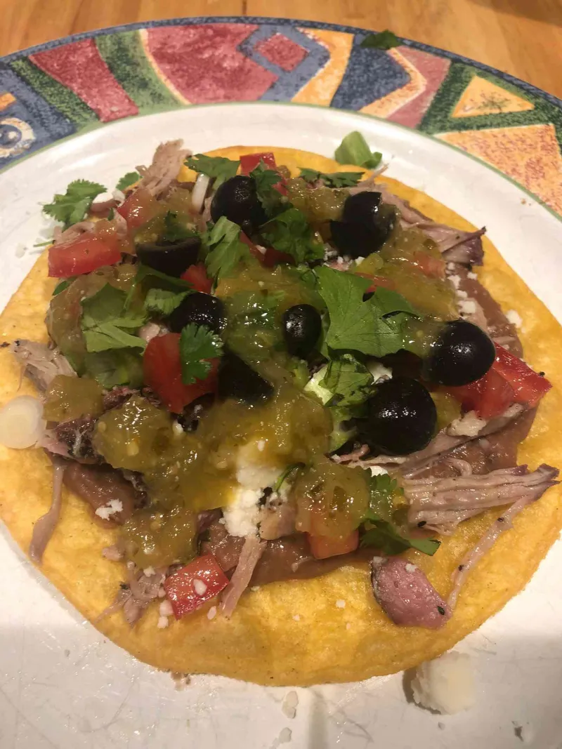 Receta de Tostadas Mexicanas Auténticas