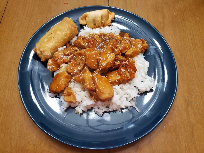 Receta de Pollo mongol instantáneo en olla