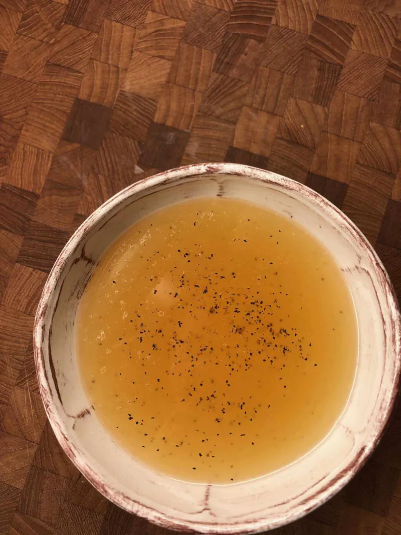 Receta de Caldo instantáneo de rabo de toro