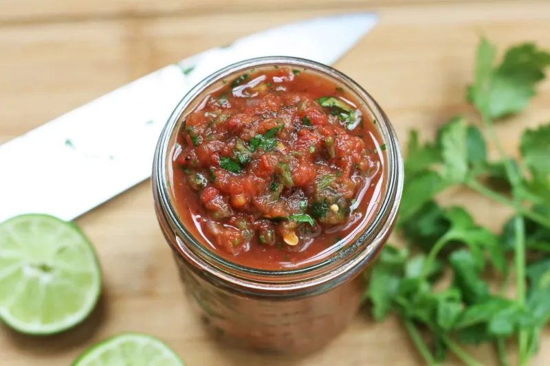 Receta de Salsa Poblana Asada Al Fuego