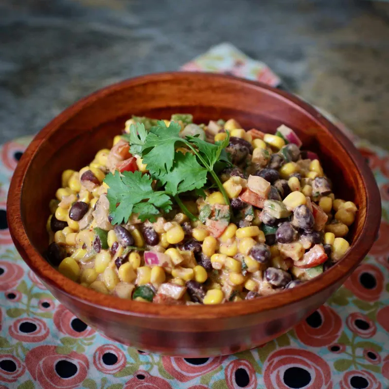 Receta de Salsa de Maíz con Frijoles Negros