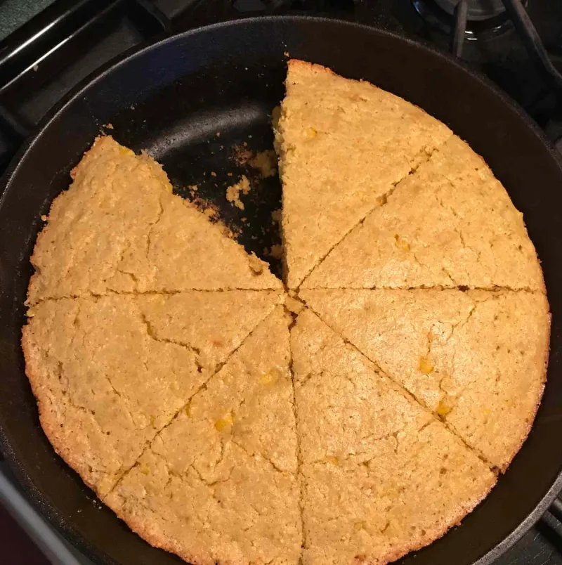 Receta de Pan de maíz con suero de leche más saludable de la abuela
