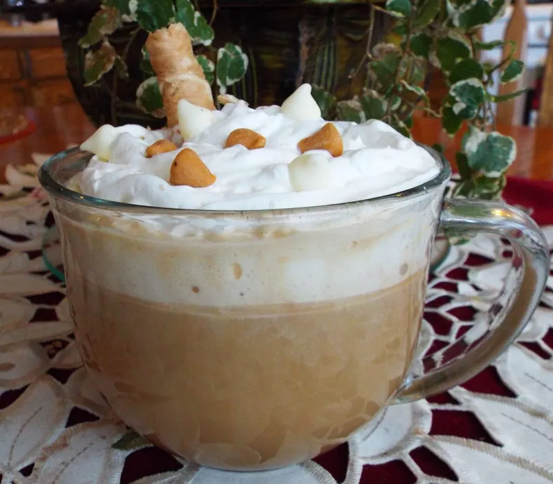 Receta de Moca de caramelo y chocolate blanco