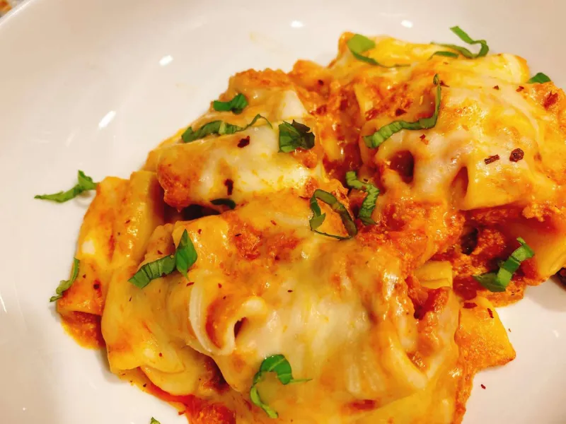 Receta de Ziti instantáneo al horno