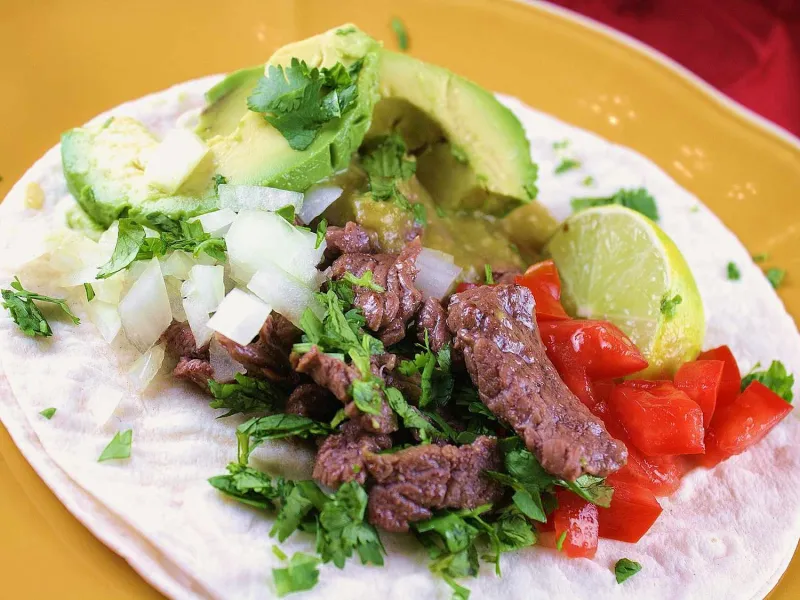 Receta de Tacos De Carne Asada