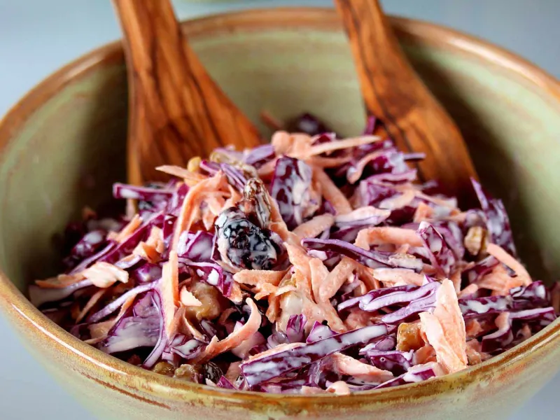 Receta de Ensalada De Repollo Rojo